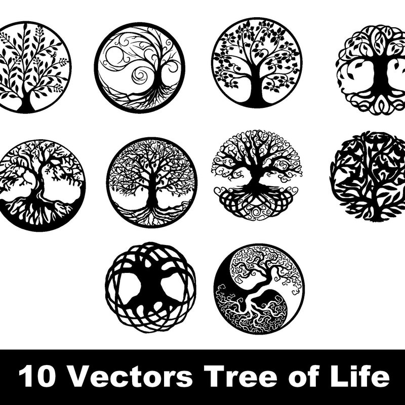 Tree of Life Vector - Etsy