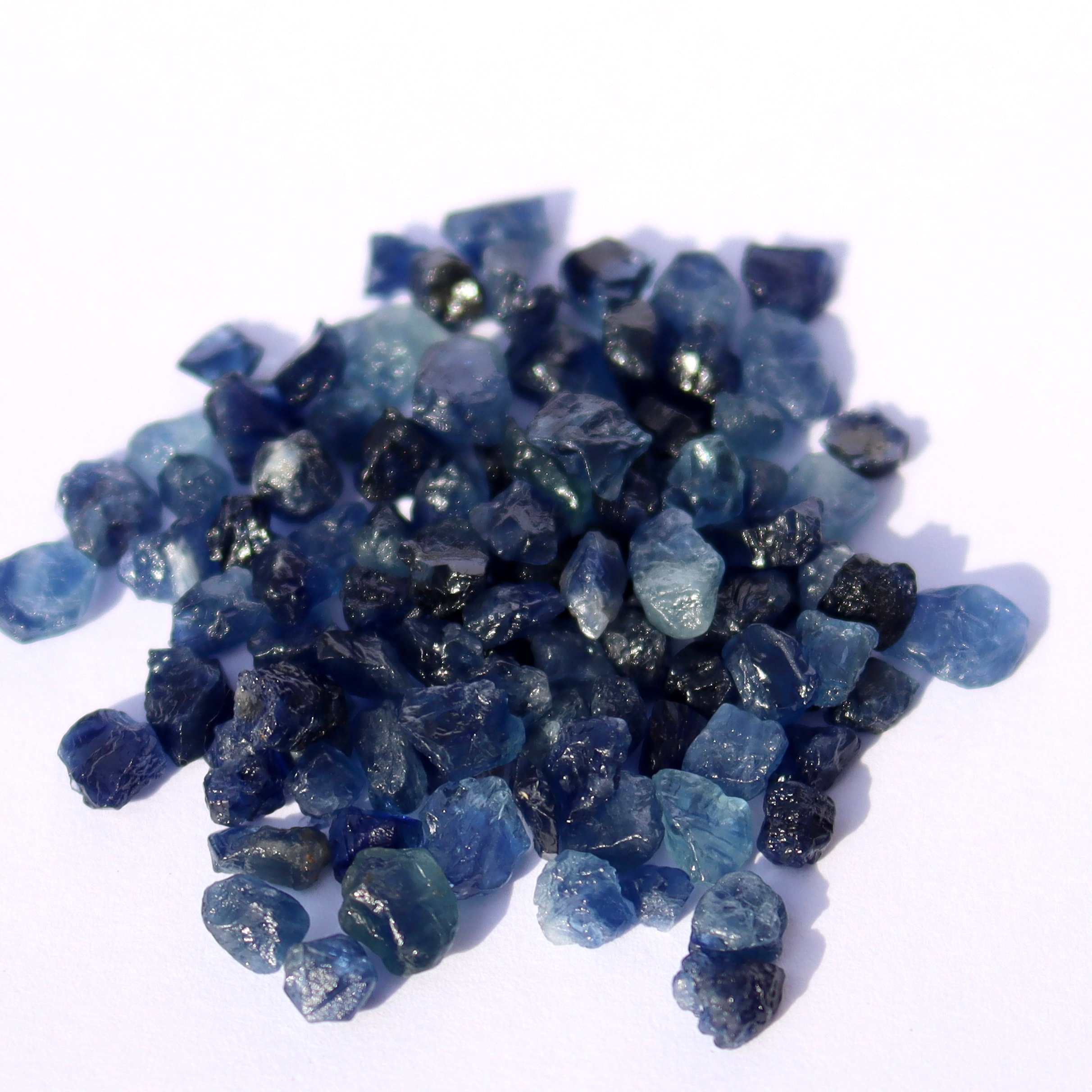 Crushed Sapphire Sapphire Gemstone Exotic Inlay Material - Etsy