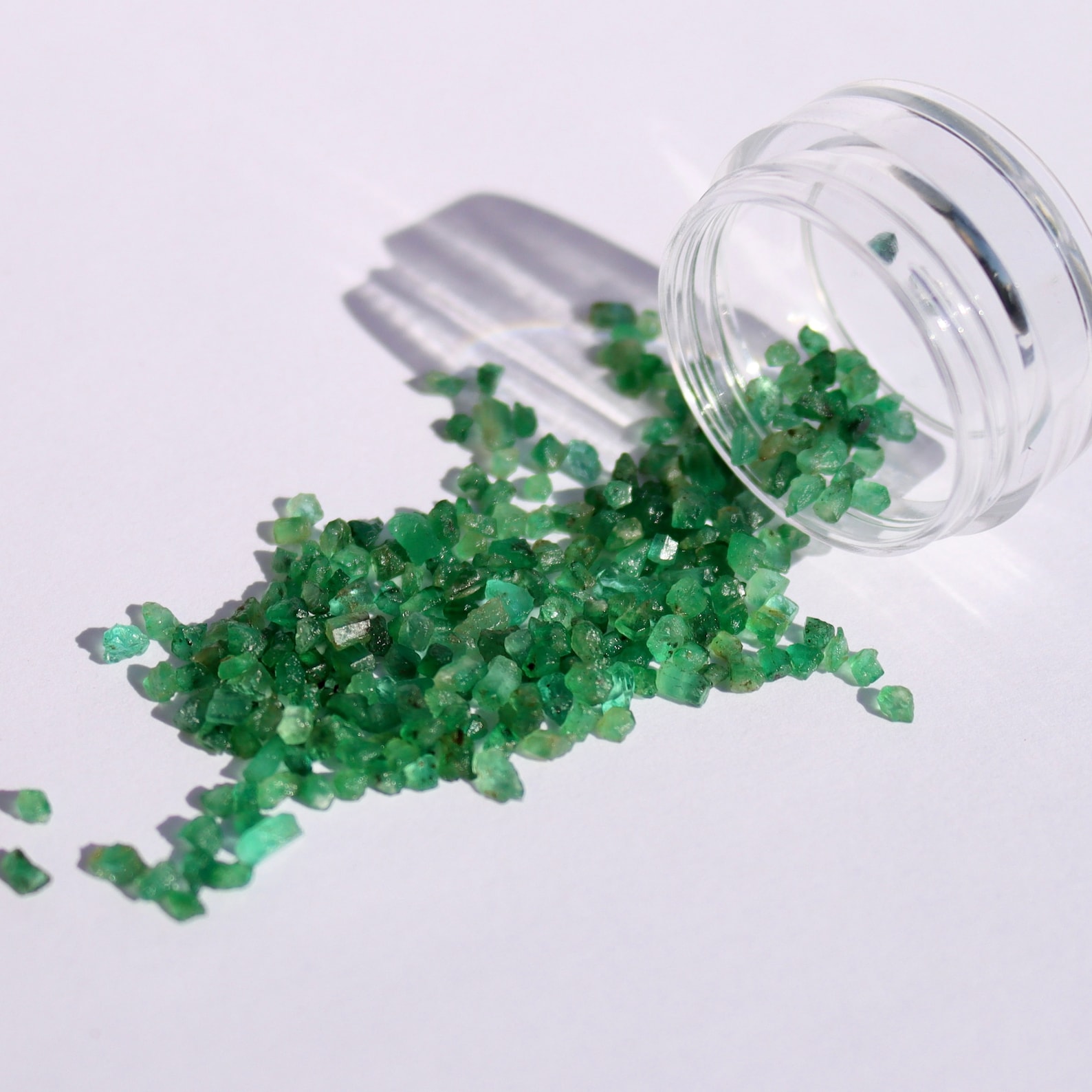 Crushed Emerald Inlay Material, Raw Gemstone Fragments - Etsy