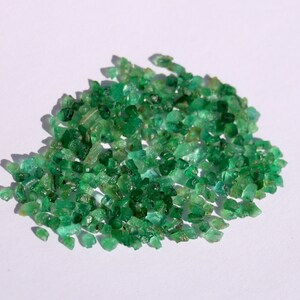 Crushed Emerald Inlay Material, Raw Gemstone Fragments - Etsy
