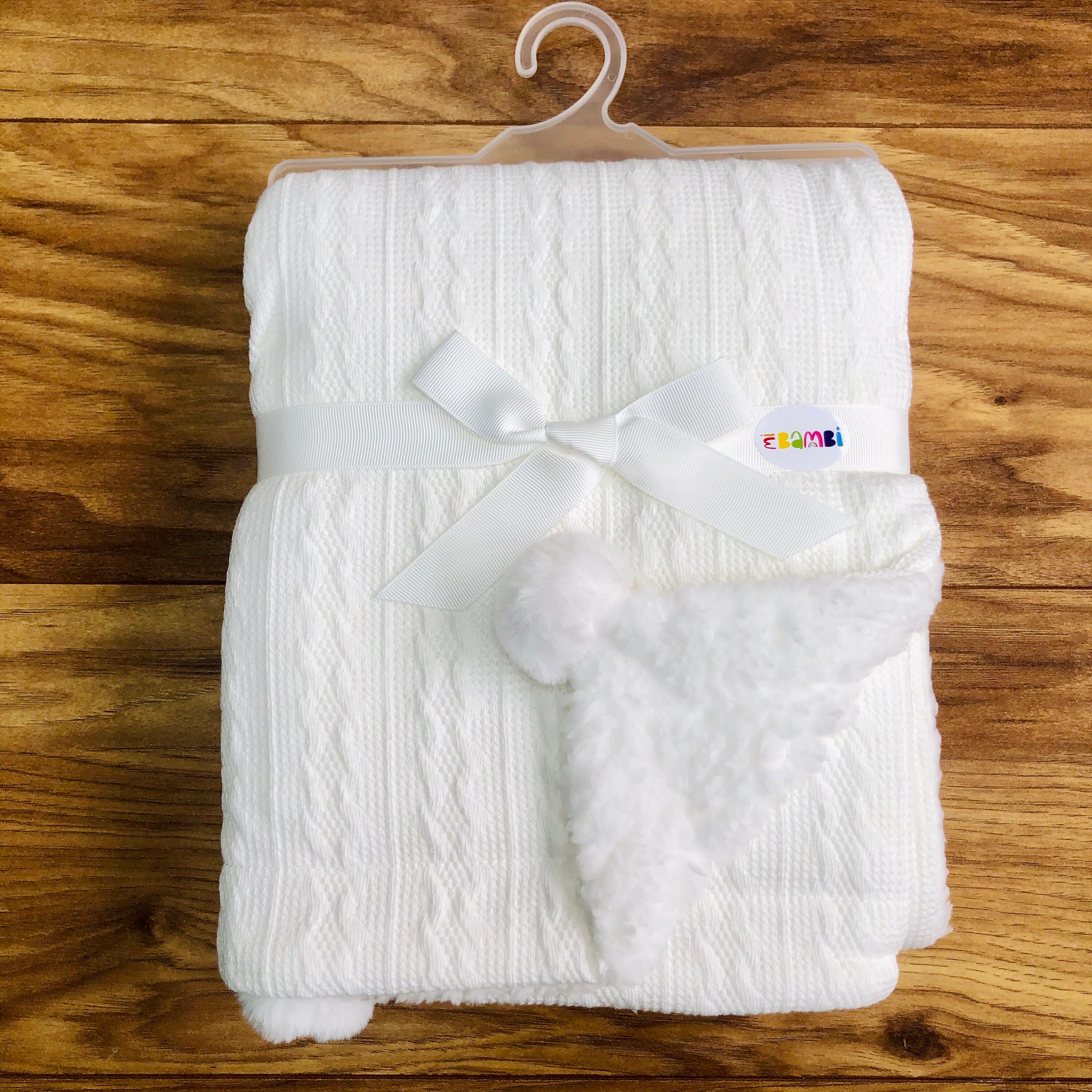 Personalised Baby Blanket Cable Knit Knitted Baby Gift - Etsy