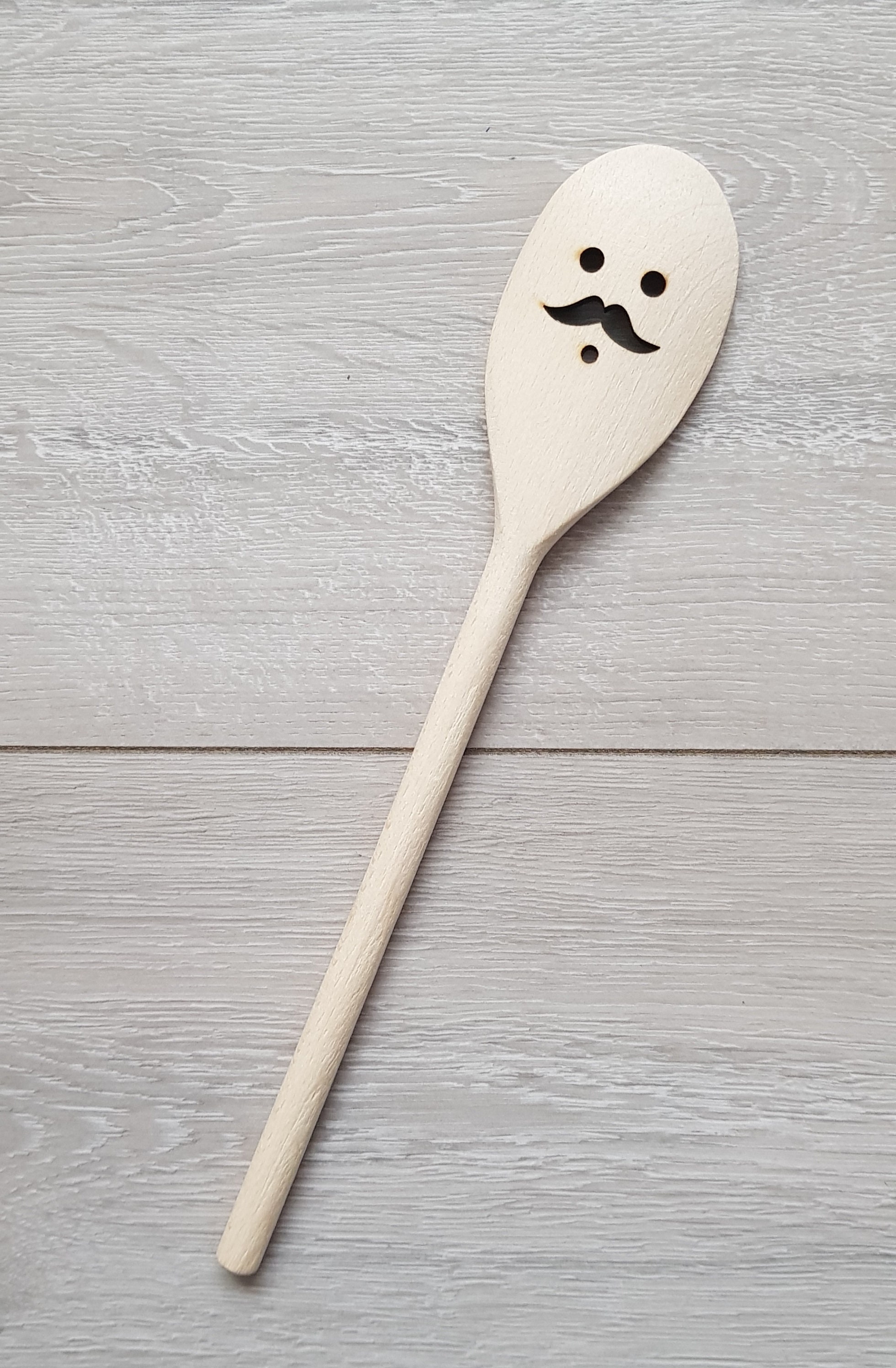 1 PC wooden spoon mustache. Kitchen utensil serving spoon. | Etsy