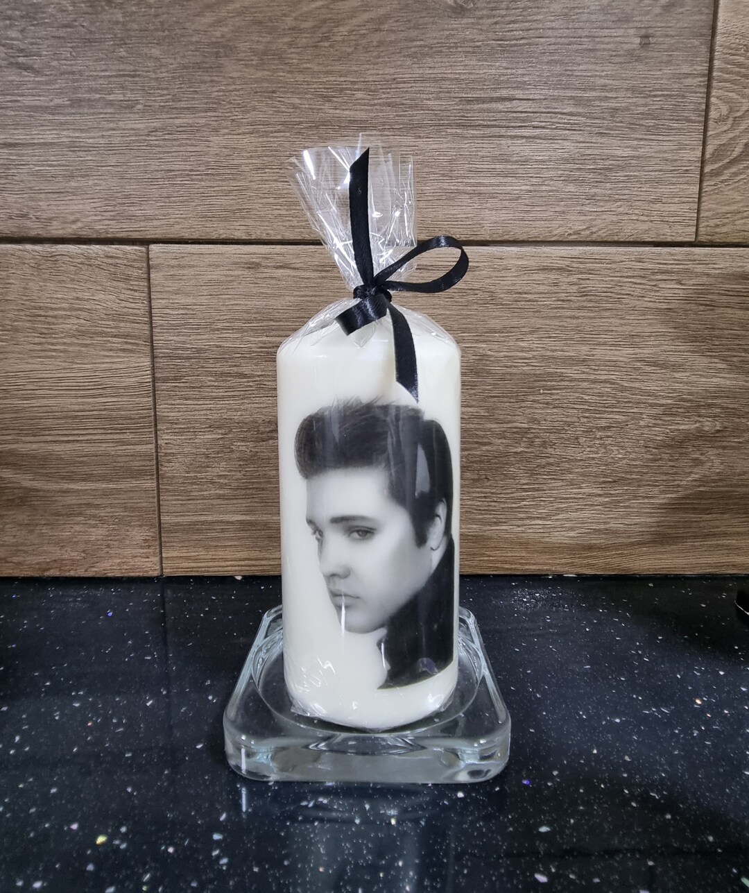 Elvis Presley Remembrance Pillar Candle, Decorative Candle 14cm . - Etsy