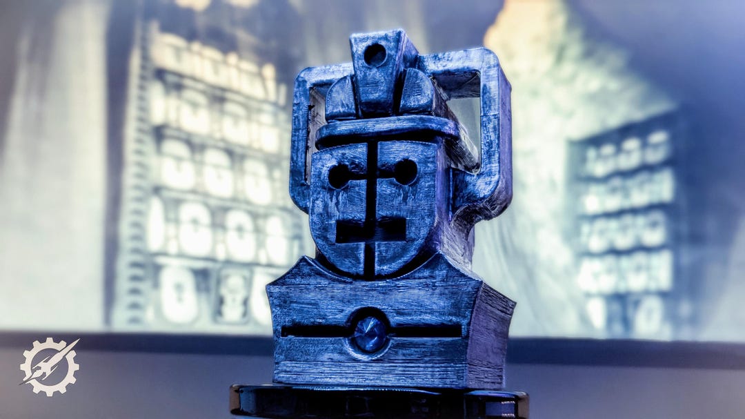 Cyberman Statue / Cyber Idol - 3D Printed Prop Replica - Doctor Who ...