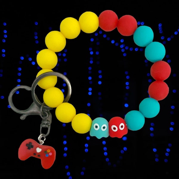 Pacman Keychain - Etsy