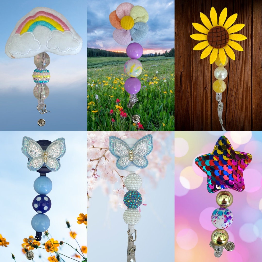 Spring Badge Reels - Etsy