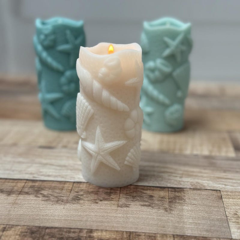 Seashell Candle - Etsy