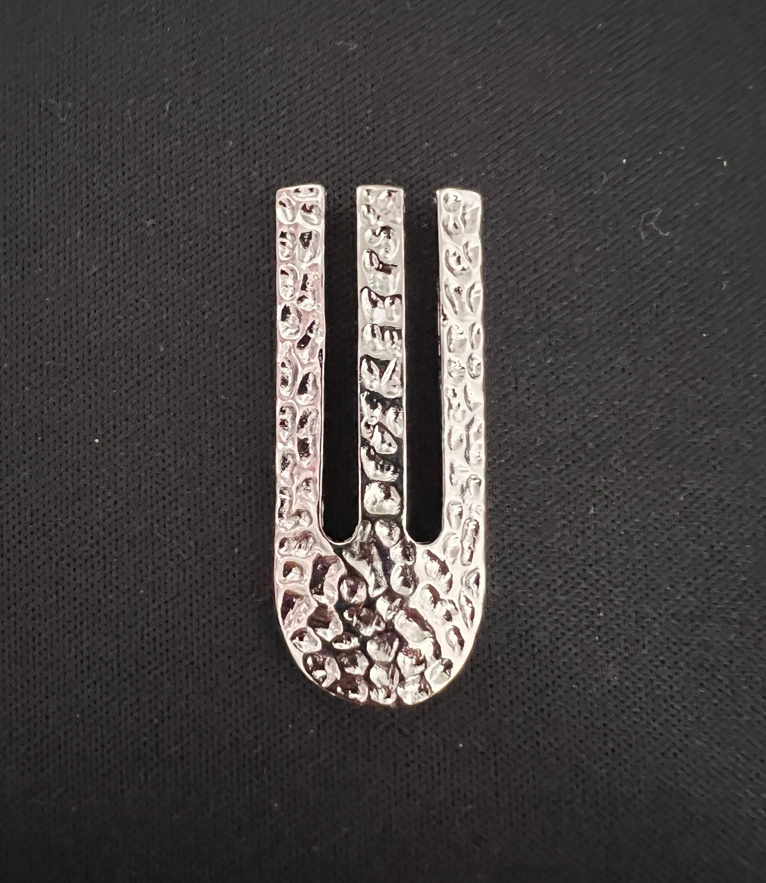 Hebrew Letter Shin for Mezuzah - Metal Shin - Hammered Design - Mezuza ...