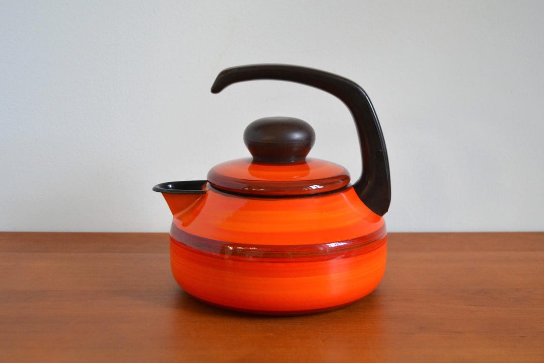 Kettle Hans Erich Slany Silit 70s Seventies Orange Design - Etsy