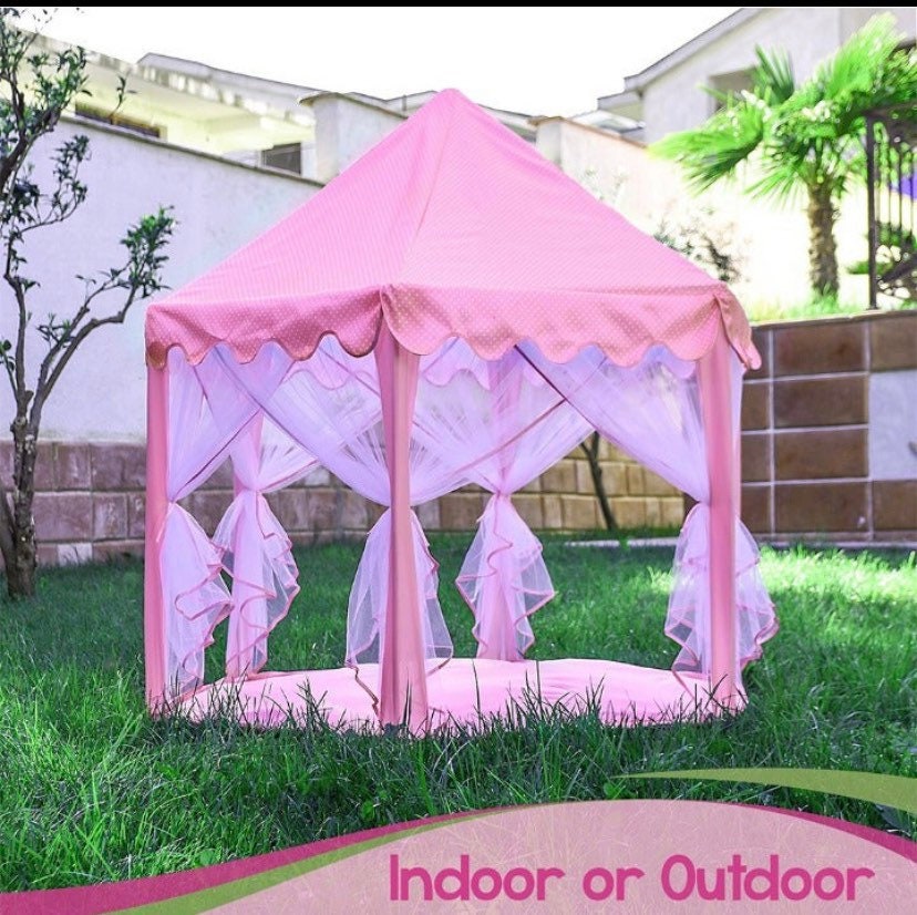 Princess Castle Play Tent House Girls Large Playhouse for Kids/children ...