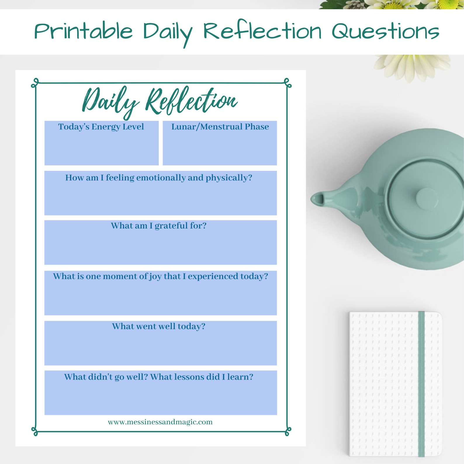 Daily Reflection Questions - Etsy