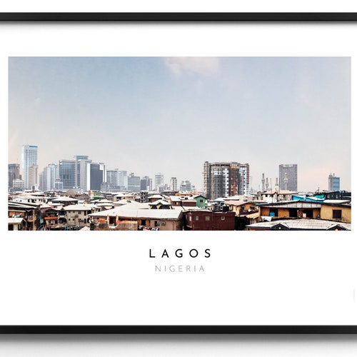 LAGOS Nigeria Beautiful Sunset Wall Art Poster - Etsy