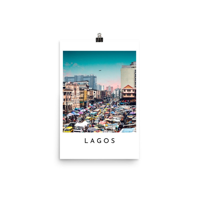 LAGOS Nigeria Beautiful Sunset Wall Art Poster - Etsy