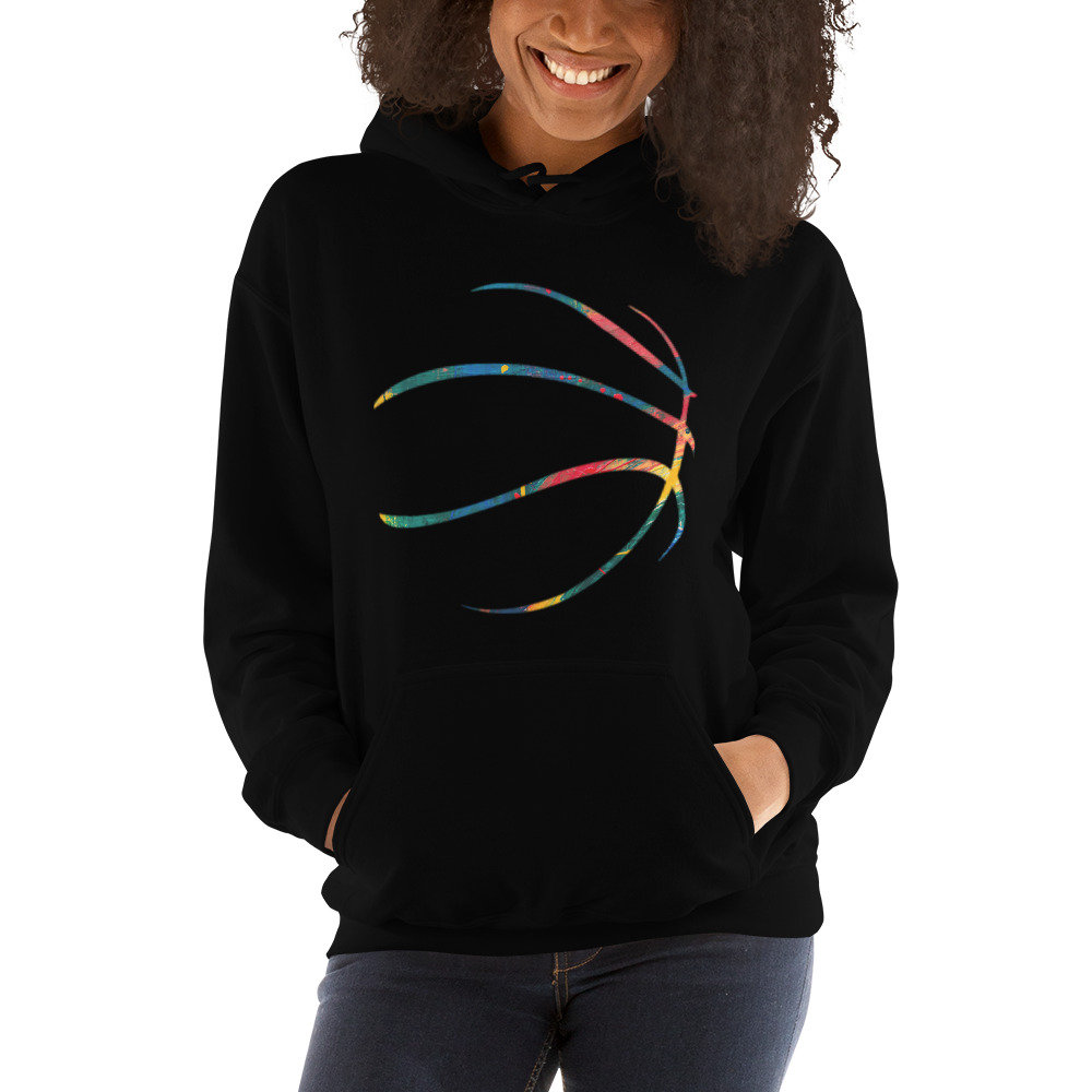 Basketball Lines Hoodie, Basketball Hoodie, Basketball Love, Gift for ...
