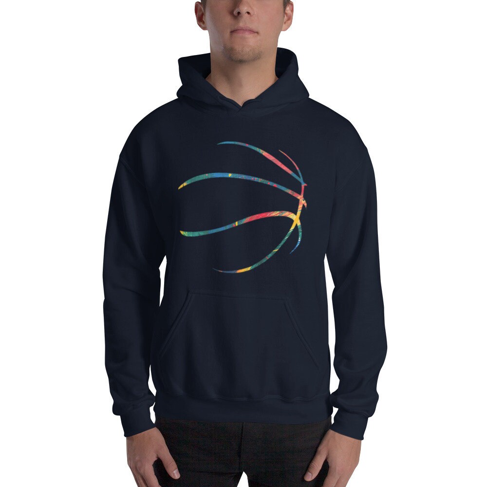 Basketball Lines Hoodie, Basketball Hoodie, Basketball Love, Gift for ...