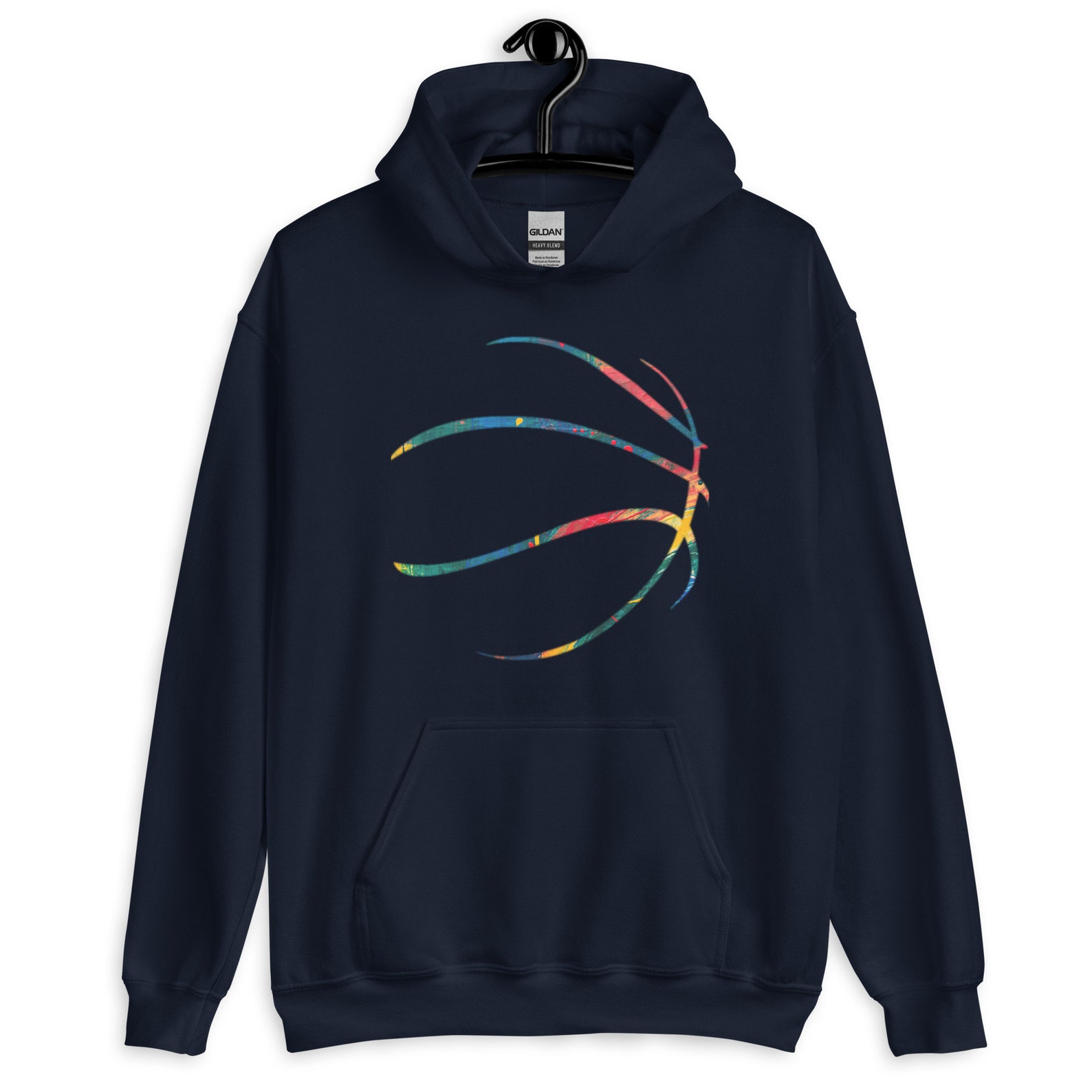 Basketball Lines Hoodie, Basketball Hoodie, Basketball Love, Gift for ...