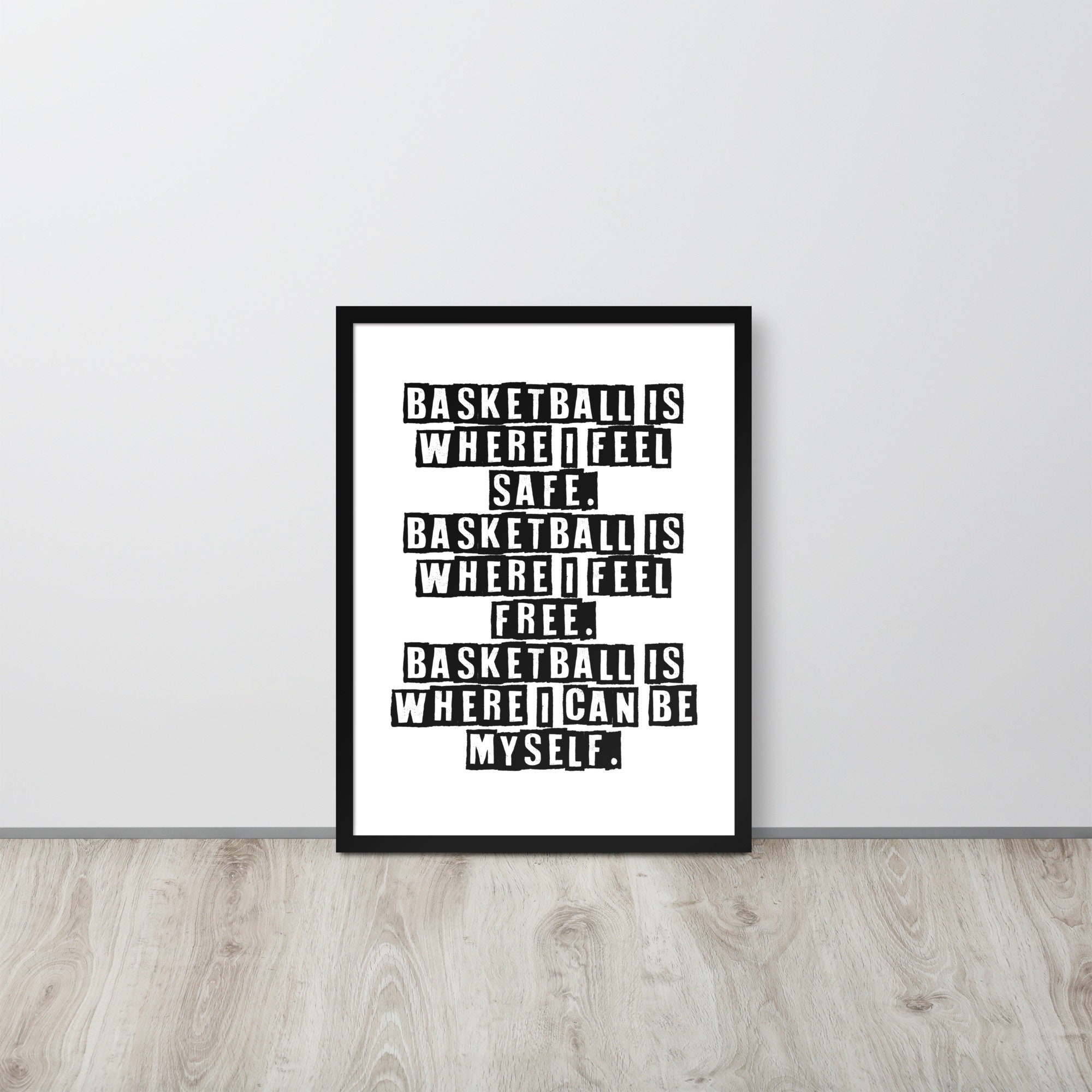 Basketball Wall Art, Basketball Wall Decor, NBA Inspired Posters With ...