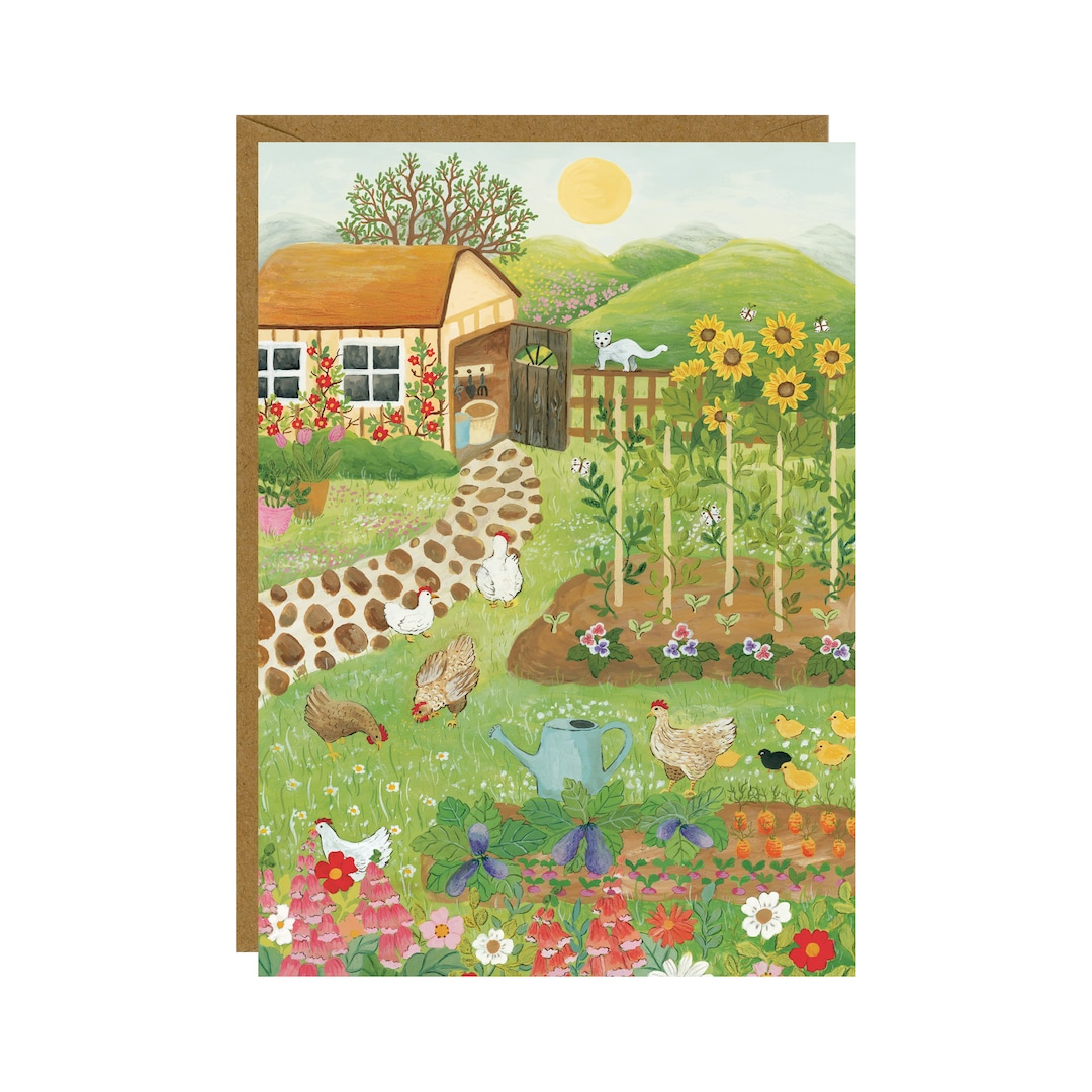 Farmhouse Postcard, Slow Living Card, Summer in the Countryside - Etsy
