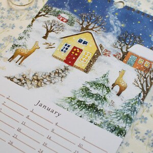 Peaceful Moments Birthday Calendar, Cottagecore Perpetual Calendar ...