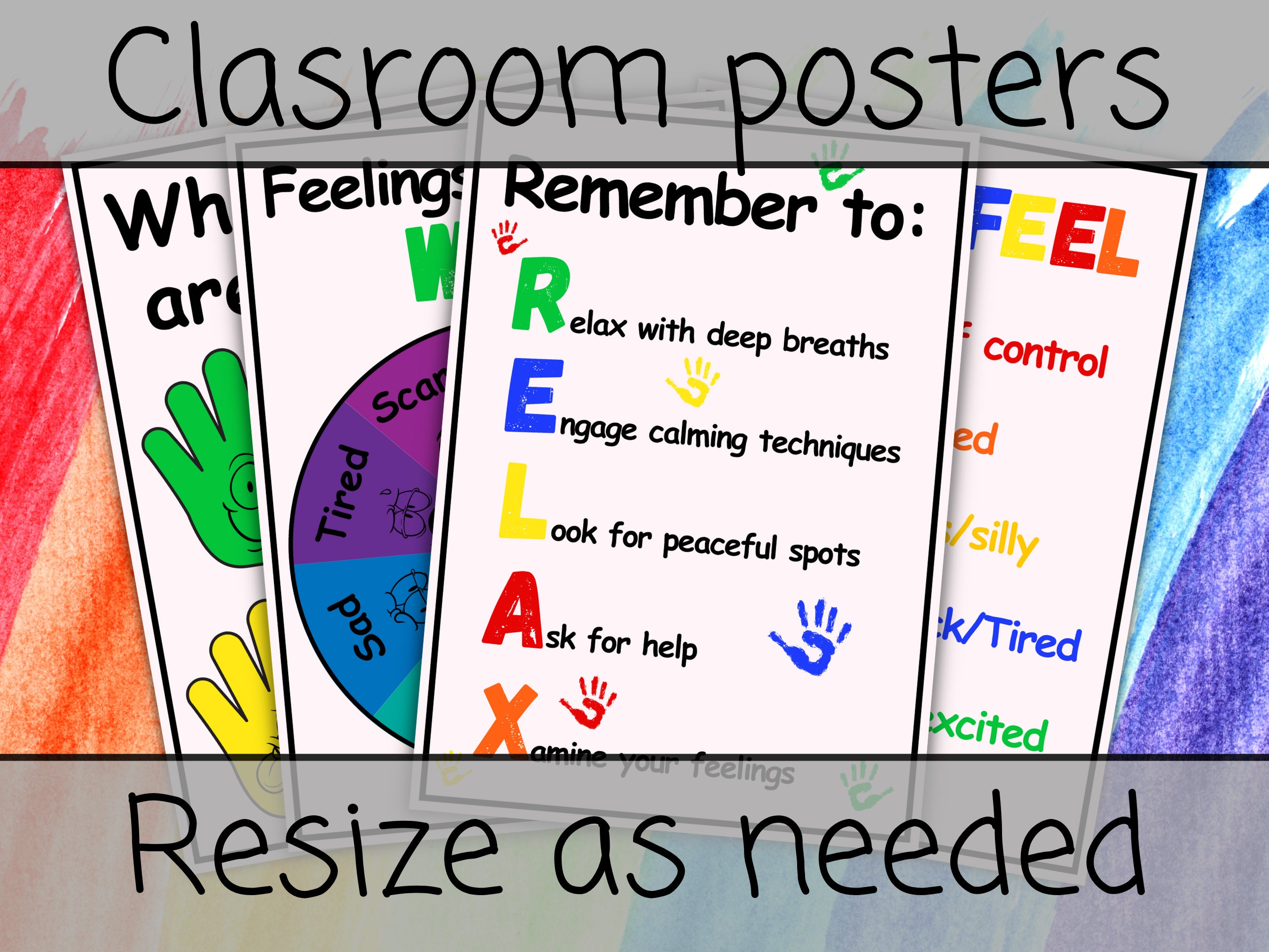 Zones of Regulation Classroom Large Bundle. Calming Toolkit and Posters ...