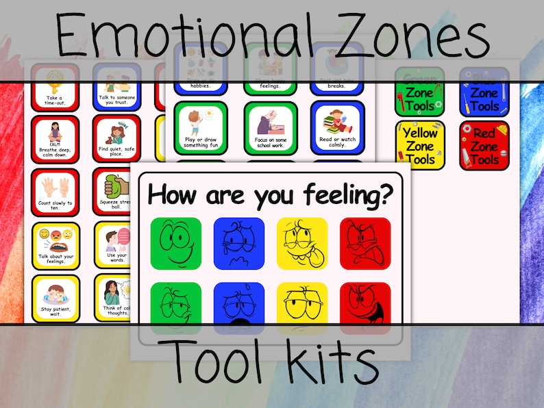 Zones of Regulation Classroom Large Bundle. Calming Toolkit and Posters ...
