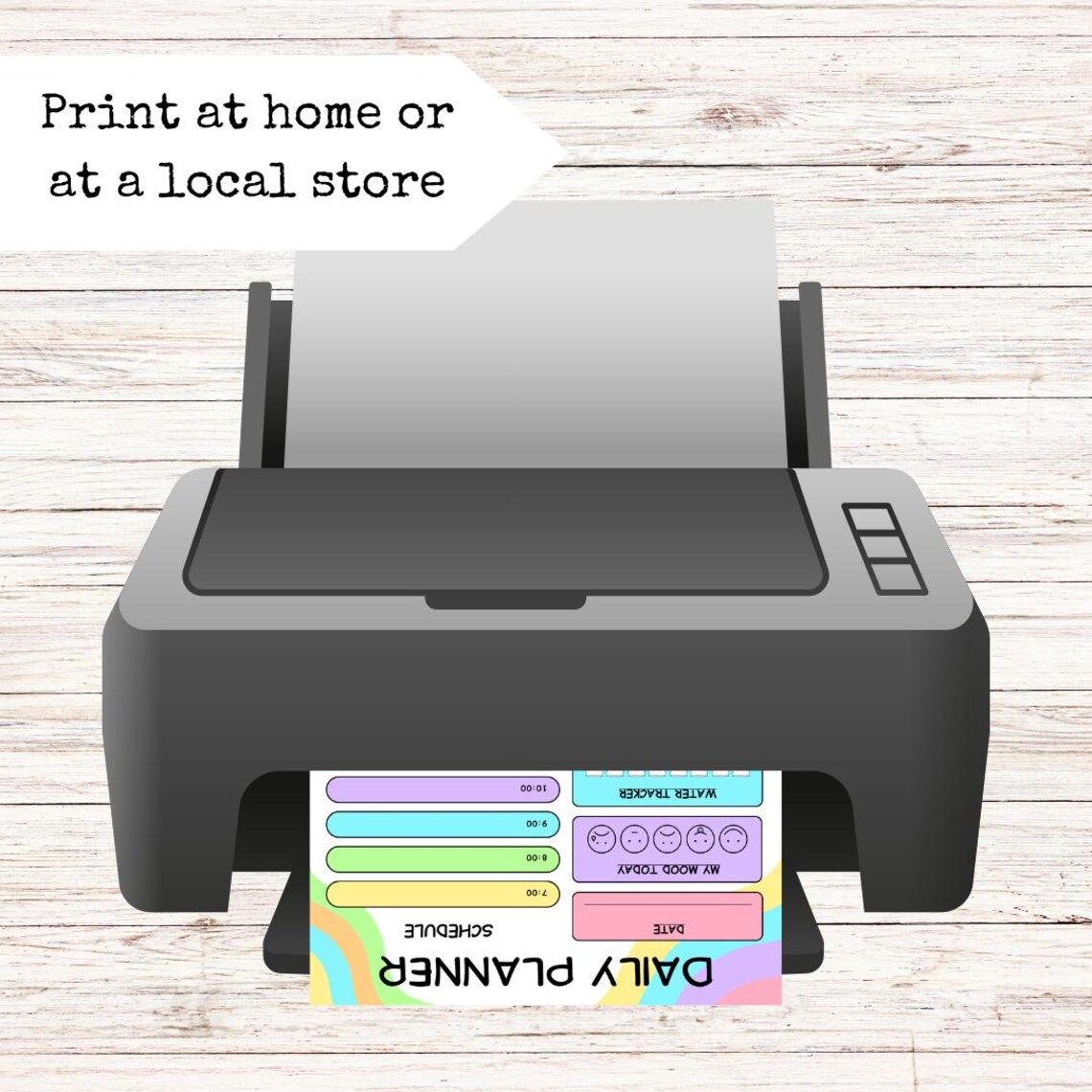 Kids' Daily Planner - Colorful Printable & Editable PDF - Fun Schedule ...