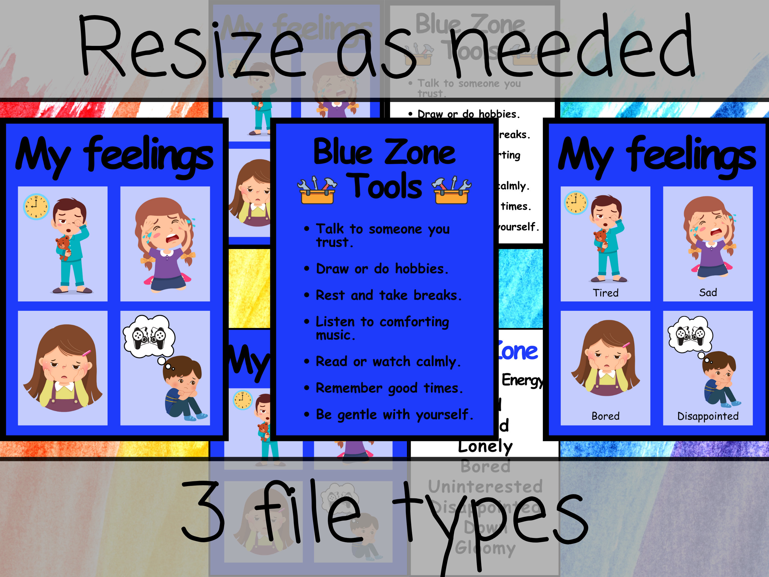 Zones of Regulation Classroom Bundle. Posters for Students and Adults ...