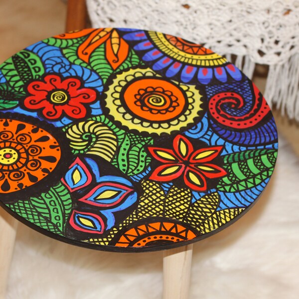 Painted Table - Etsy
