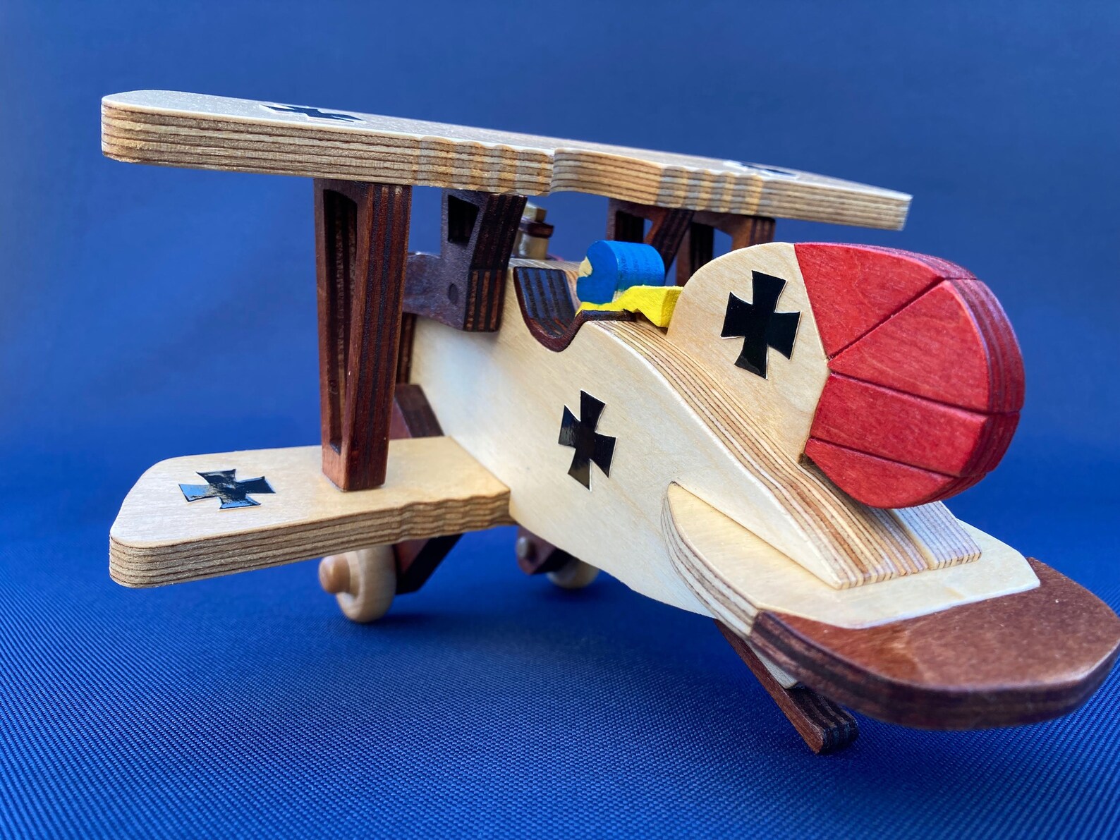 Wooden Model Aircraft, Handcrafted Retro Wooden Aircraft, Albatross DV ...