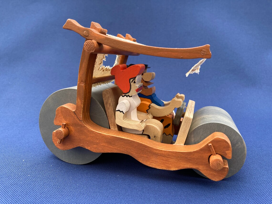 Model Replica of Fred Flintstone Car - Etsy
