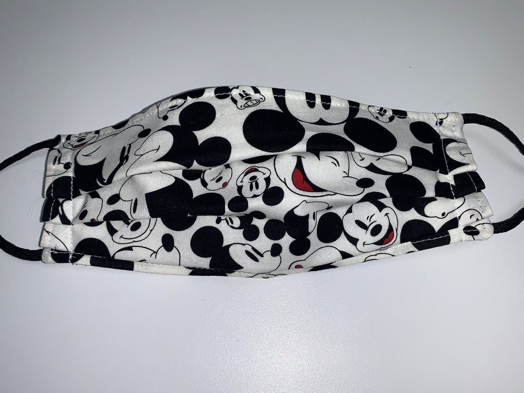 Mickey Mouse Face Mask Free Shipping ADJUSTABLE & REVERSIBLE Made in ...
