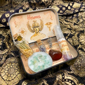 Hermes Altar Tin, God Hermes Offering, Deity Worship, Deity Décor ...
