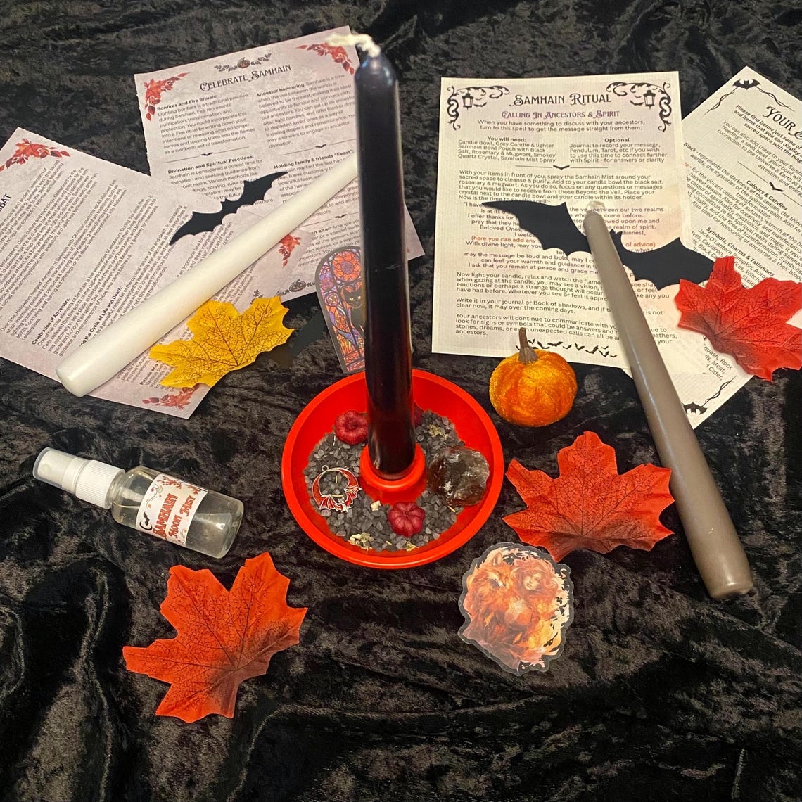 Samhain Altar Kit: Witchcraft Sabbat Rituals and Samhain Decorations ...