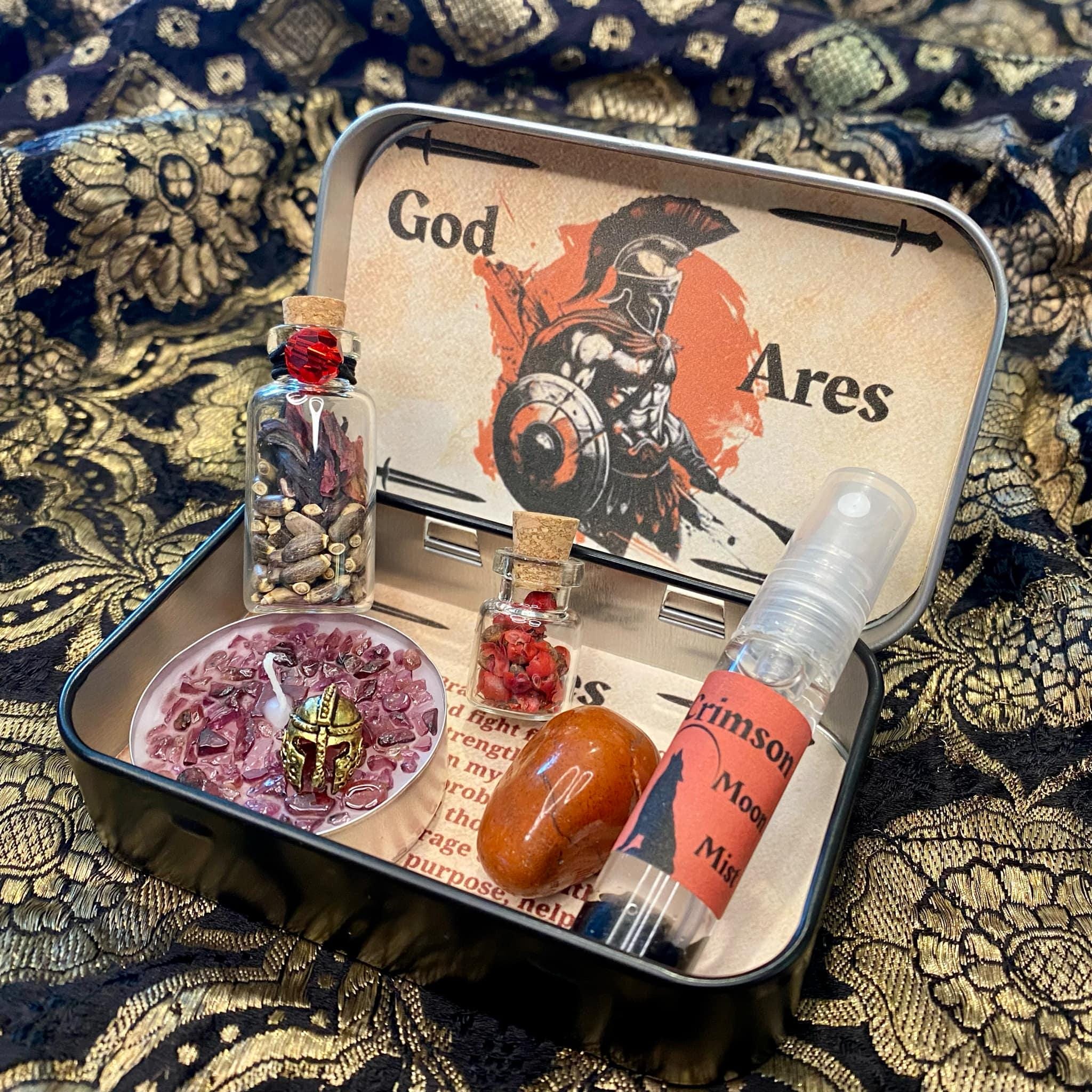 Ares Altar Tin, God Ares Offering, Deity Worship, Deity Décor ...