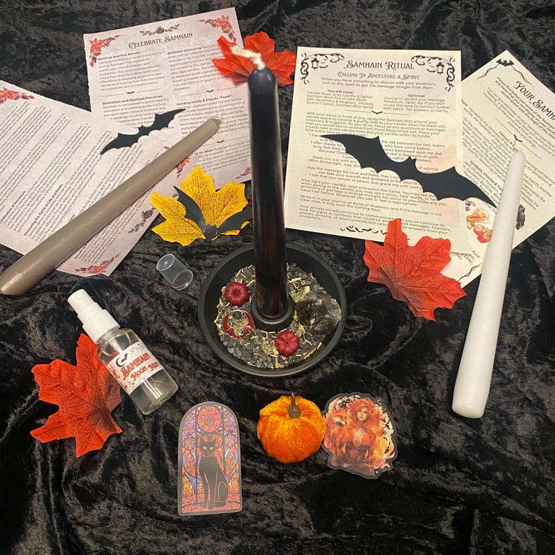 Samhain Altar Kit: Witchcraft Sabbat Rituals and Samhain Decorations ...