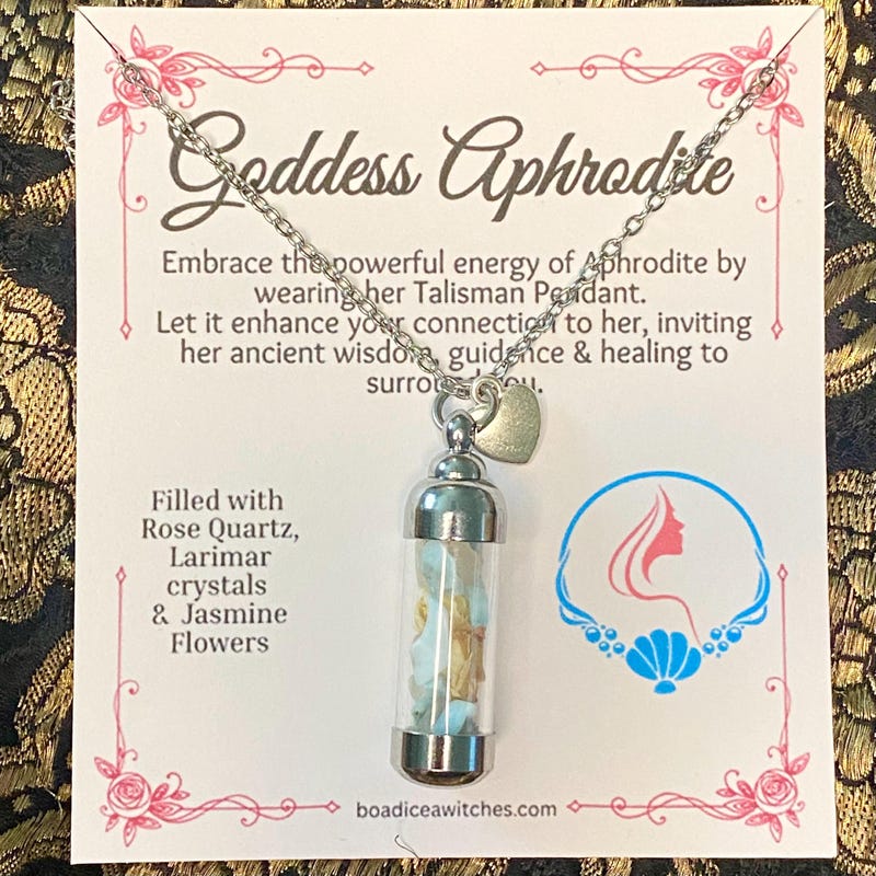 Aphrodite Charm Jewelry - Etsy UK
