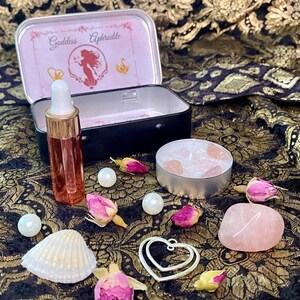 Aphrodite Altar Tin, Goddess Aphrodite Shrine, Goddess of Love and ...