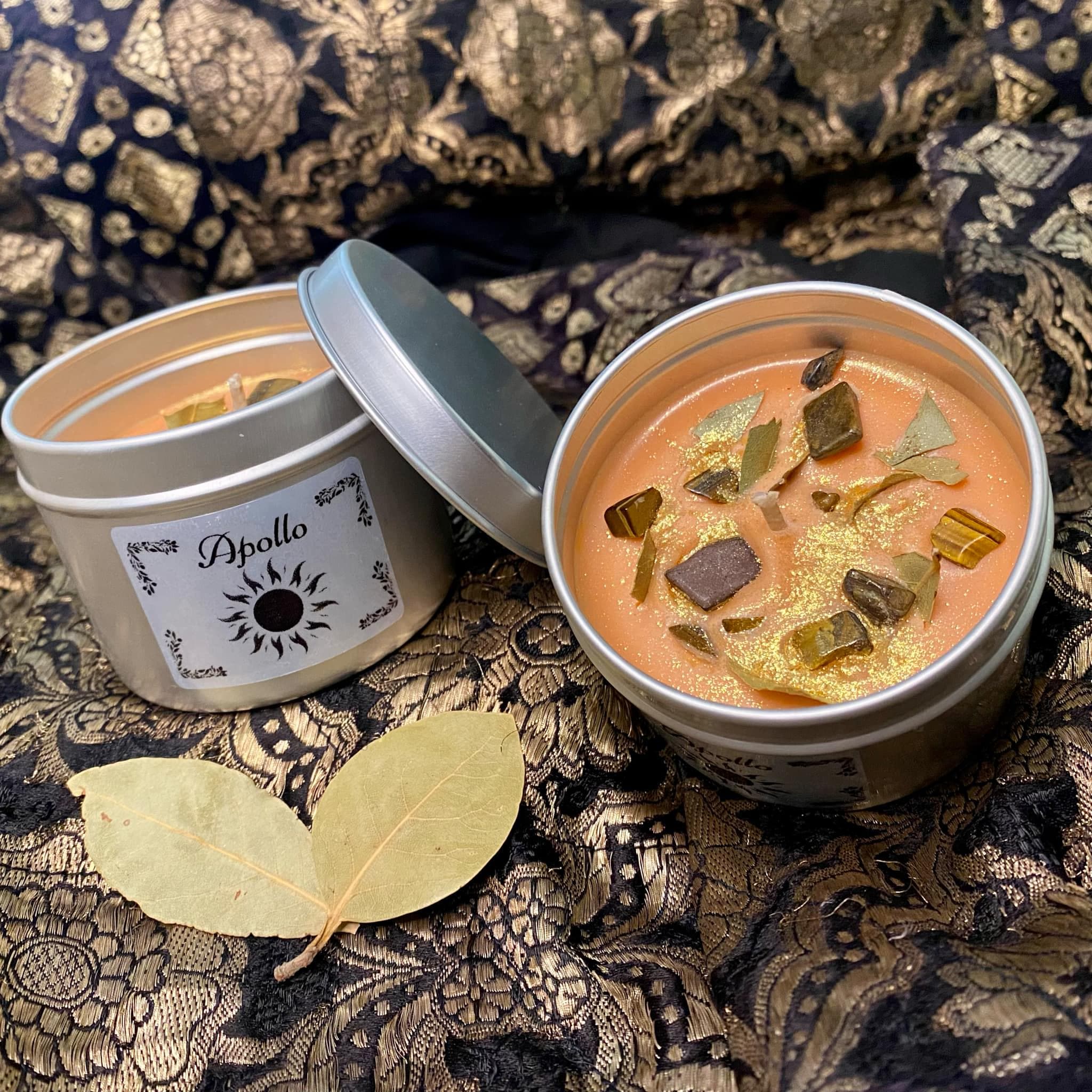 Apollo Candle, Deity Apollon Offering Candle, Soy Wax Essential Oils ...