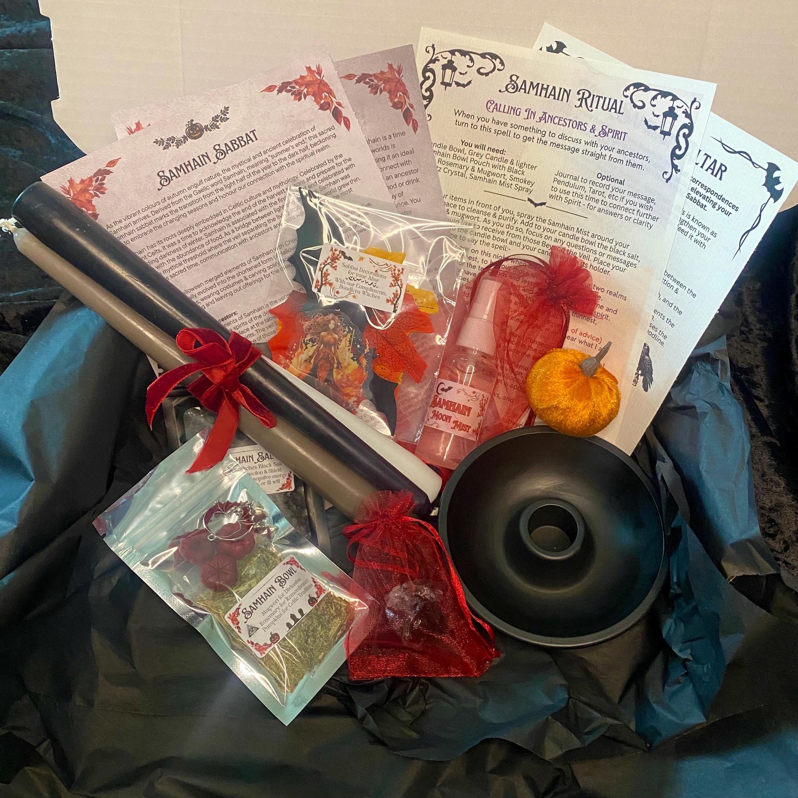 Samhain Altar Kit: Witchcraft Sabbat Rituals and Samhain Decorations ...