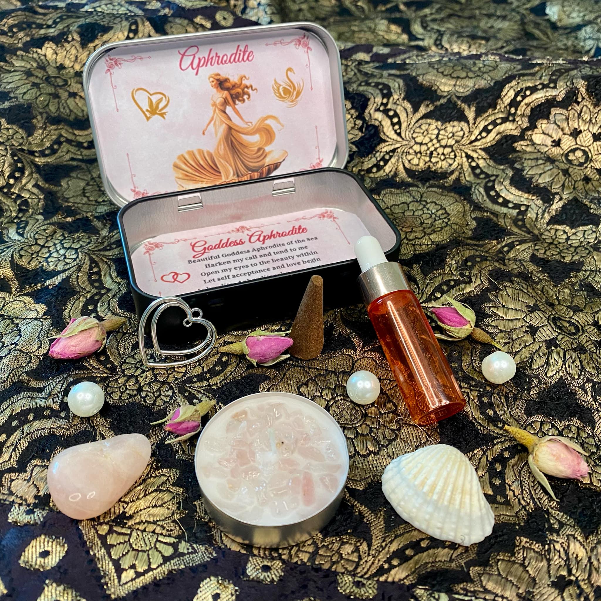 Aphrodite Altar Tin, Aphrodite Shrine, Goddess of Love & Beauty ...