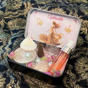 Aphrodite Altar Tin, Aphrodite Shrine, Goddess of Love & Beauty ...