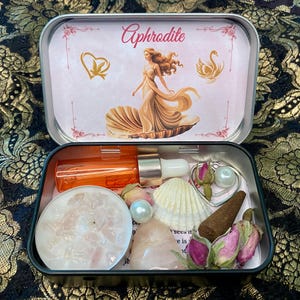 Aphrodite Altar Tin, Aphrodite Shrine, Goddess of Love & Beauty ...