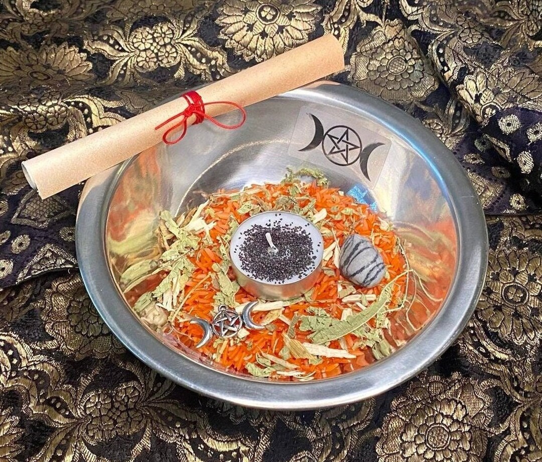 Hekate Offering Altar Bowl, Goddess Offering Bowl, Witchcraft Ritual ...