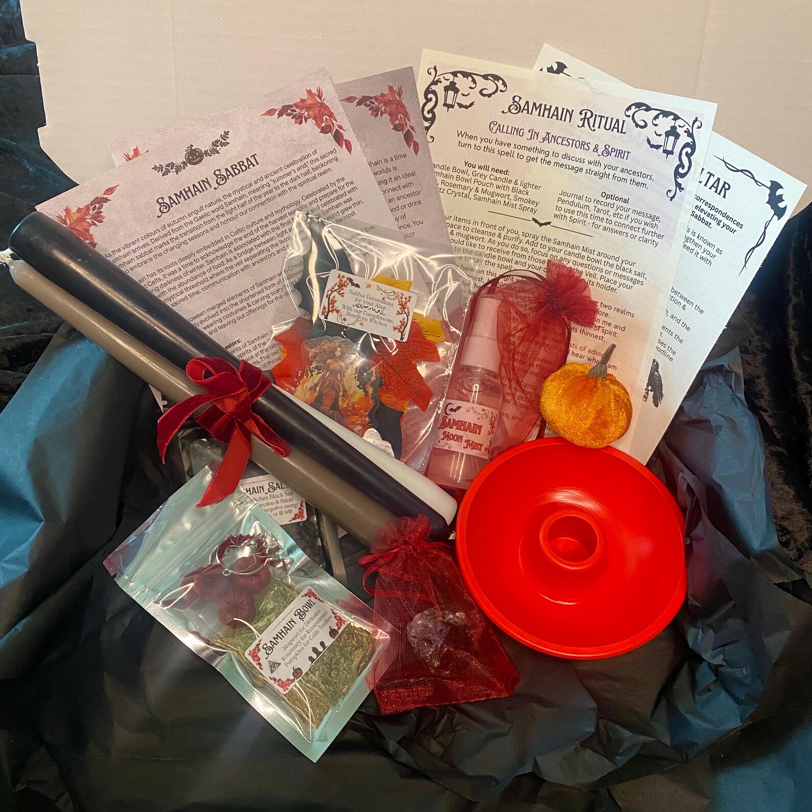 Samhain Altar Kit: Witchcraft Sabbat Rituals and Samhain Decorations ...