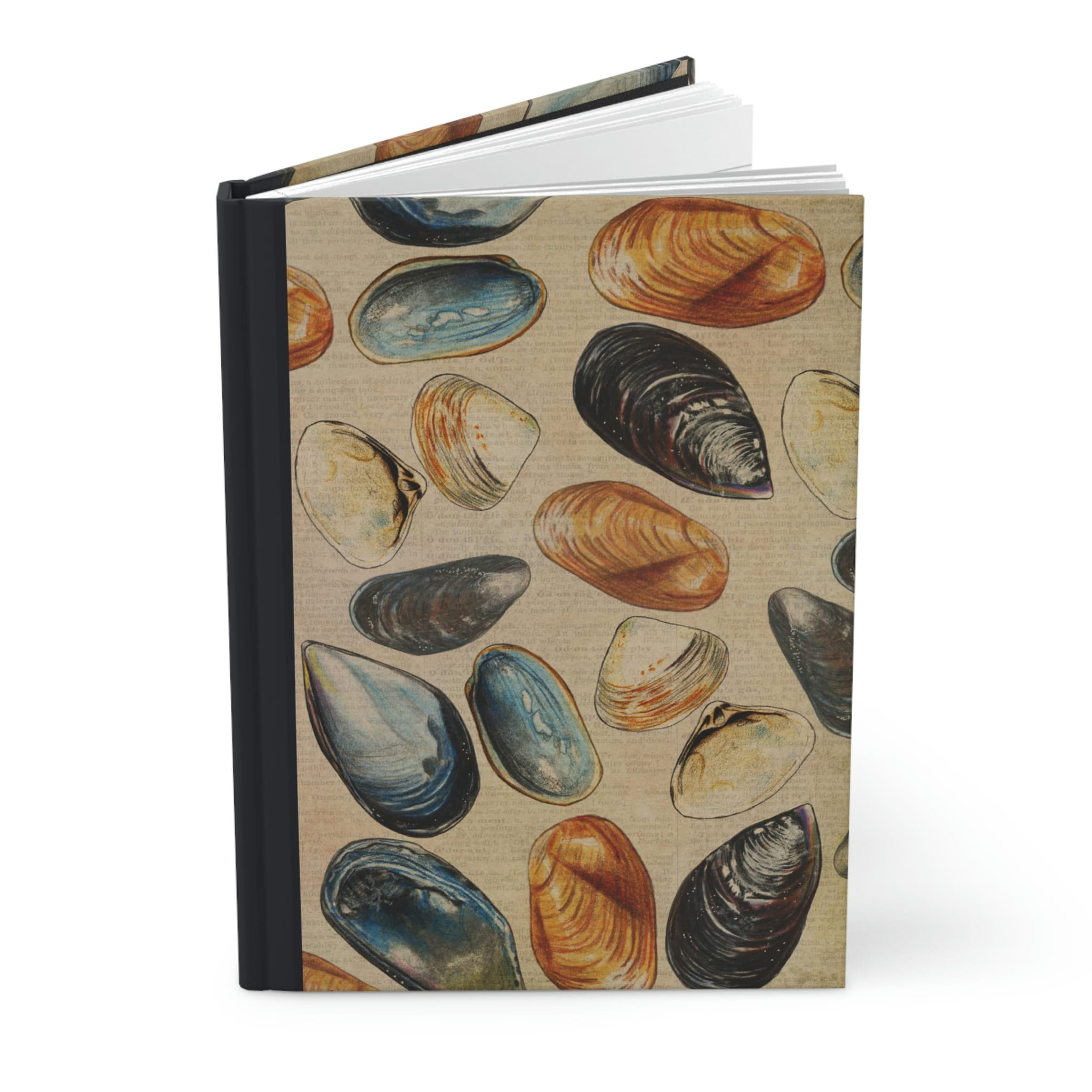 Seashell Notebook. Ocean Notebook. A5 High Quality Hardcover Journal ...