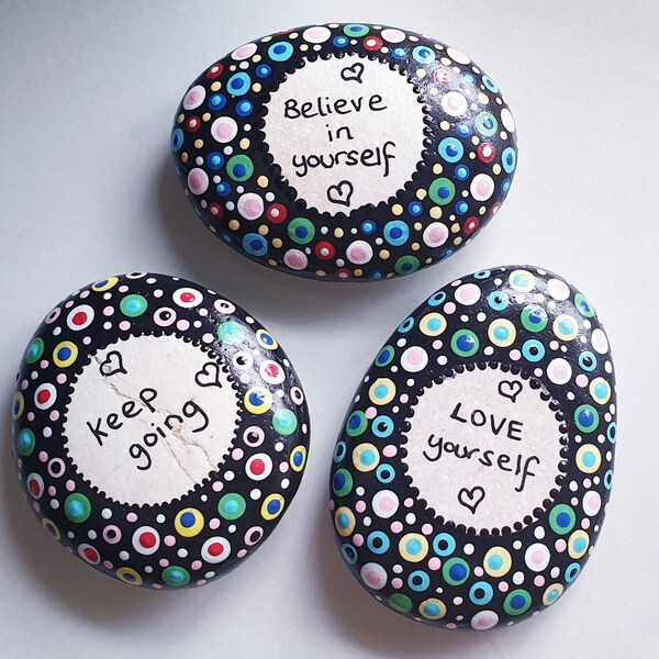 Affirmation Stones - Etsy