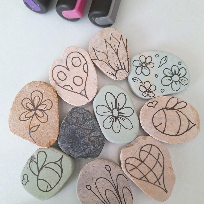 Kids Stone Painting Kits - Etsy UK