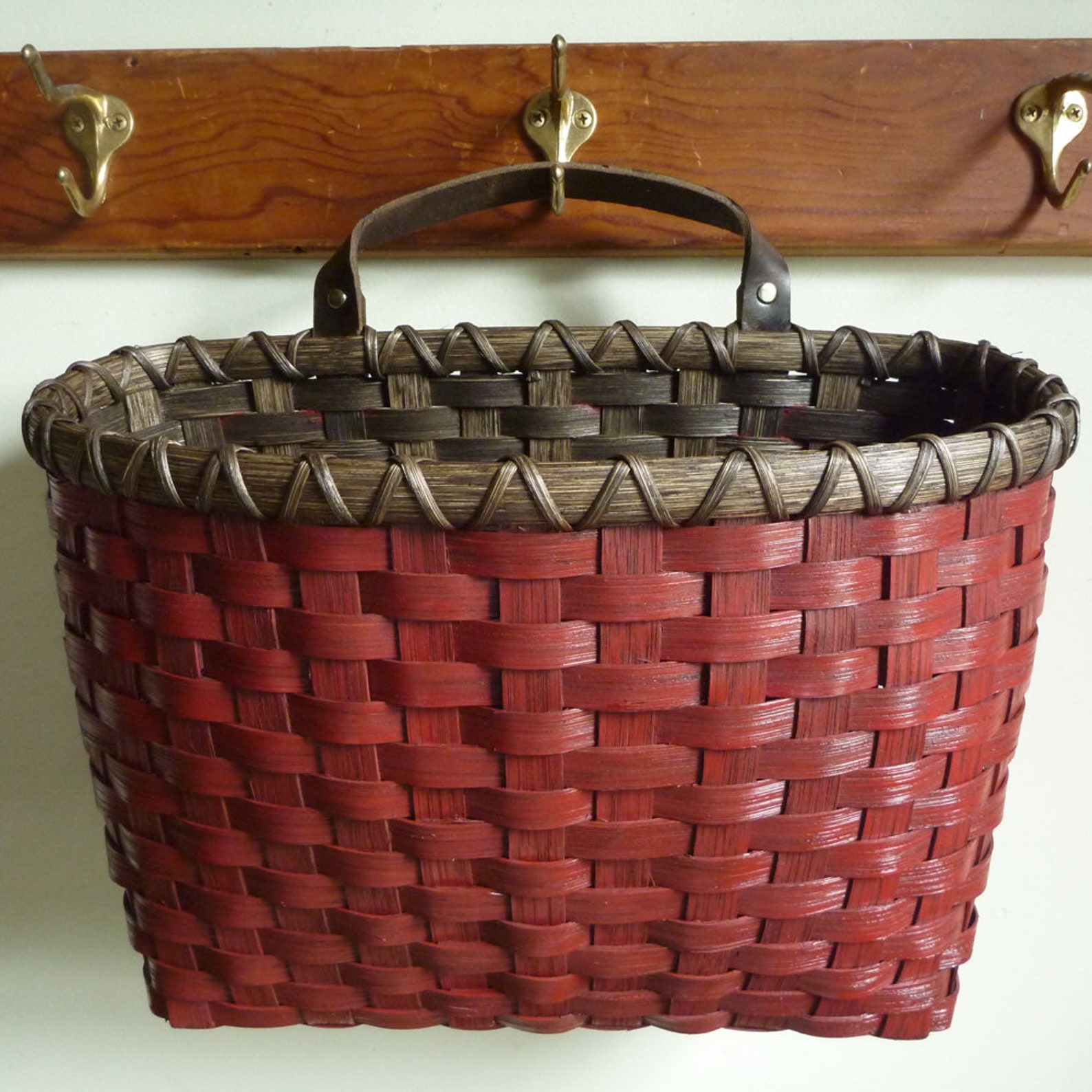 Painted Mail Basket - Etsy