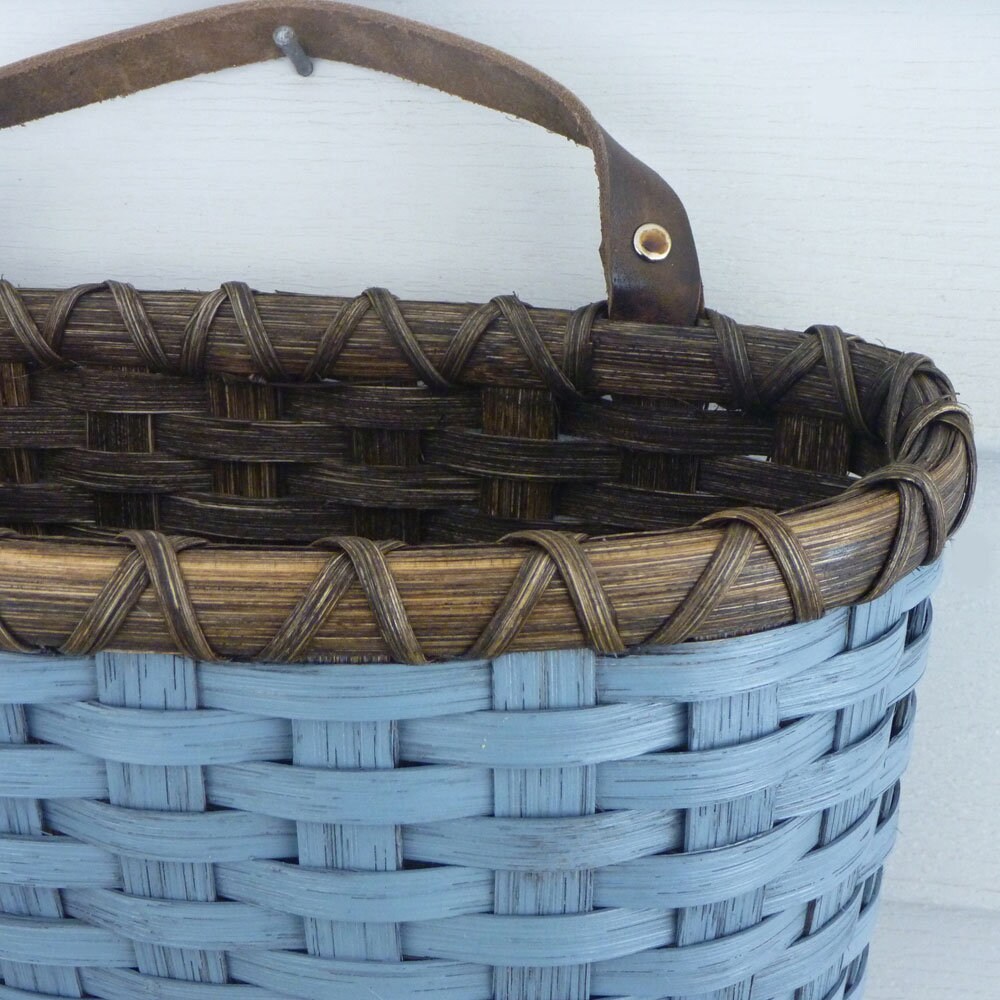 Painted Mail Basket - Etsy