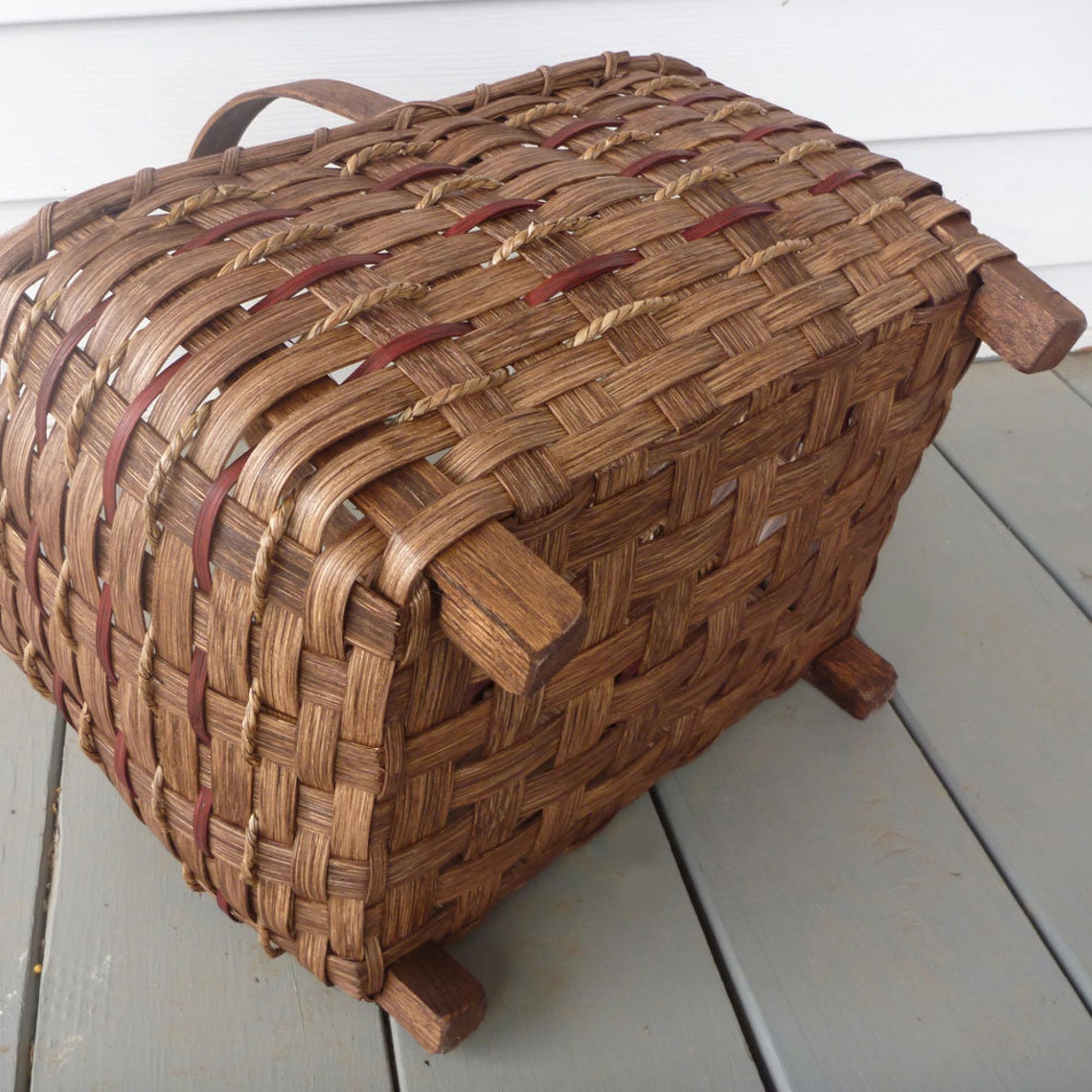 Colonial Chairside Basket - Etsy